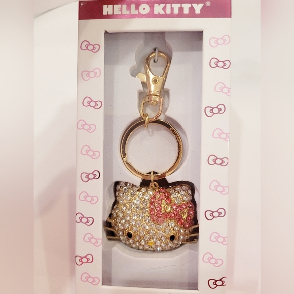 Hello Kitty | Accessories | Hello Kitty Sparkling Gold And Pink Key ...